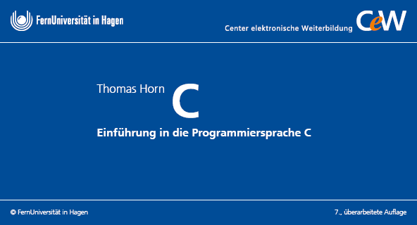 Einführung in die Programmiersprache C